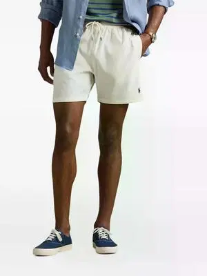 Polo Ralph Lauren Traveler Drawstring-waist Swim Shorts - Neutrals
