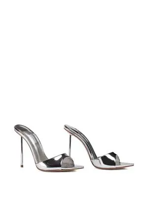 LE SILLA 80mm Metallic Stiletto Heel Sandals