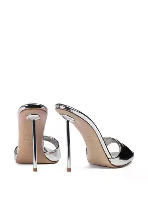 LE SILLA 80mm Metallic Stiletto Heel Sandals