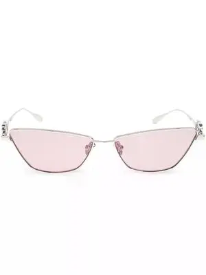 Valentino Garavani Tone Titanium Cat Eye Sunglasses - Silver