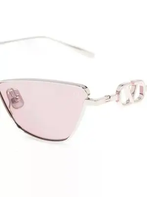 Valentino Garavani Tone Titanium Cat Eye Sunglasses