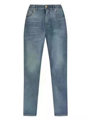 Balmain Five-pocket Whiskering Effect Jeans