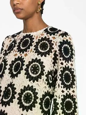 Zimmermann Ginger Crochet Midi Dress - Neutrals