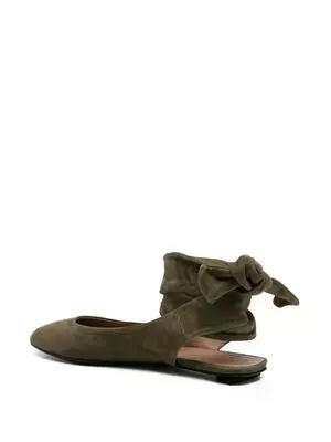 Attico Cloe Ballet Flats - Green