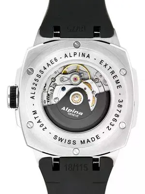 ALPINA Automatic 42.50mm Stainless Steel Diver Watch With Rubber Strap