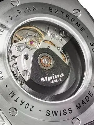 ALPINA Automatic 42.50mm Stainless Steel Diver Watch With Rubber Strap