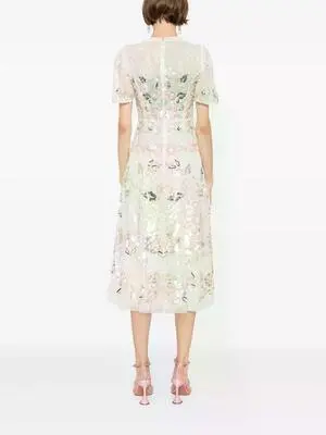 NEEDLE & THREAD Sequin Embellishment Dress