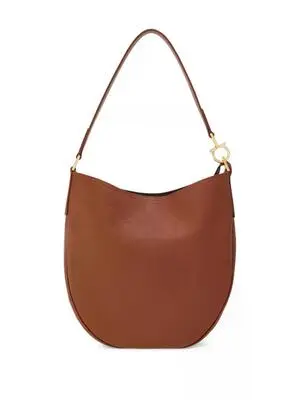 FERRAGAMO Medium Leather Shoulder Bag - Brown