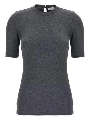 Brunello Cucinelli Short Sleeve T-shirts For Women