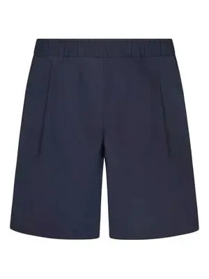 Herno Elasticated Waist Dart Detail Shorts - Blue