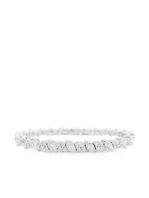 HYT JEWELRY 18k White Gold Diamond Tennis Bracelet - Silver