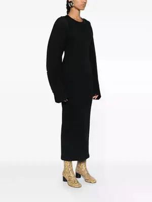 Nanushka Sculpted Sleeve Midi Dress
