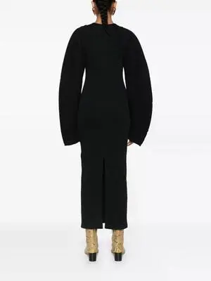 Nanushka Sculpted Sleeve Midi Dress