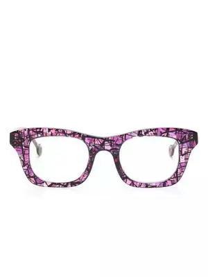 L.A. EYEWORKS Renzo Eyeglasses - Purple