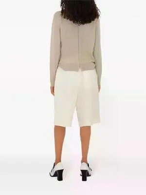 Burberry V-neck Wool Cardigan