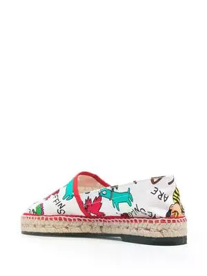 Dsquared2 Maple-leaf Logo-print Espadrilles
