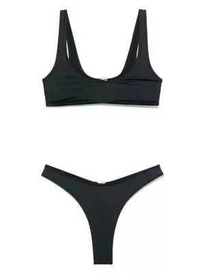 VENUJA Stretch Design Bikini - Black