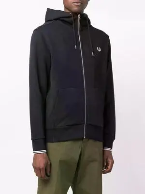 Fred Perry Logo-embroidered Hoodie