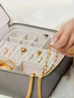 Monica Vinader Leather Jewellery Box