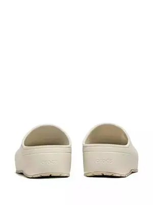CROCS Slip-on Elevated Sole Clogs - Neutrals