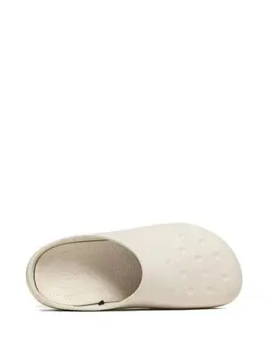 CROCS Slip-on Elevated Sole Clogs - Neutrals