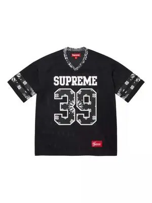 Supreme Bandana Football T-shirt - Black