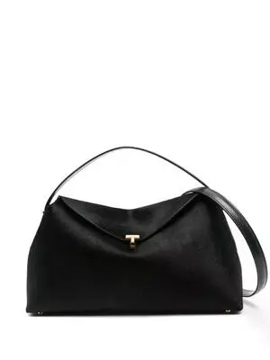 TOTEME T-Lock Tote Bag Black