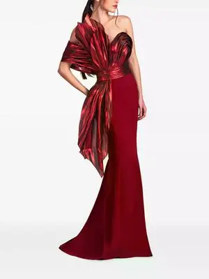 GABY CHARBACHY Asymmetrical Gown