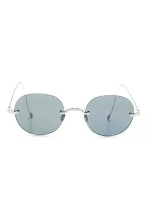 Thom Browne Round Frame Sunglasses - Silver