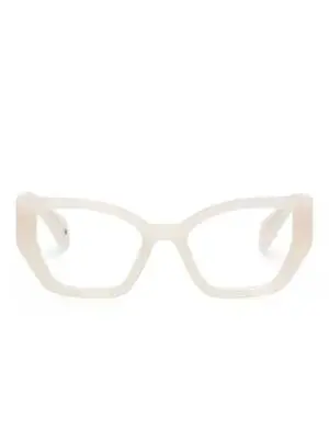 Off-White Style 7q Eyeglasses - Neutrals