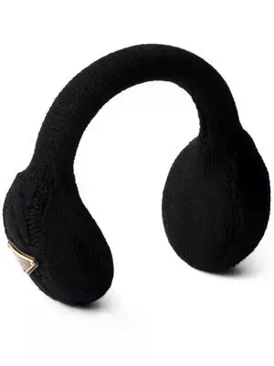 Prada Wool Earmuffs - Black