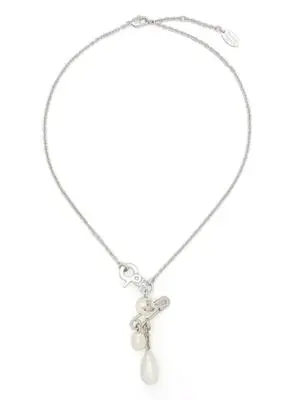 VIVIENNE WESTWOOD Small Claude Pendant Necklace - Silver