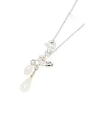 VIVIENNE WESTWOOD Small Claude Pendant Necklace - Silver