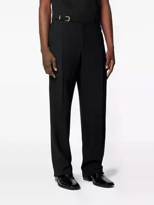 Versace Belted Tailored Trousers