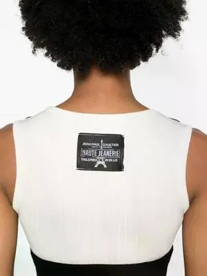 JEAN PAUL GAULTIER Madone Ribbed-knit Dress