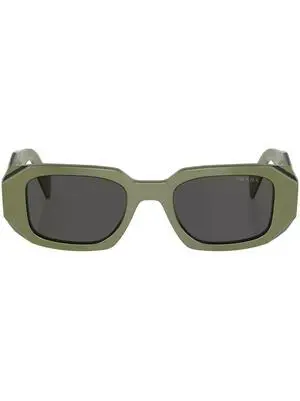 Prada Rectangle Frame Sunglasses - Green