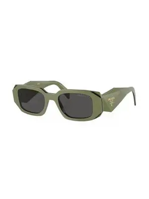 Prada Rectangle Frame Sunglasses - Green