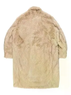 Balenciaga Faux Fur Double-breasted Coat