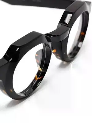FACTORY900 Eyeglasses With Tortoiseshell Detailing - Black