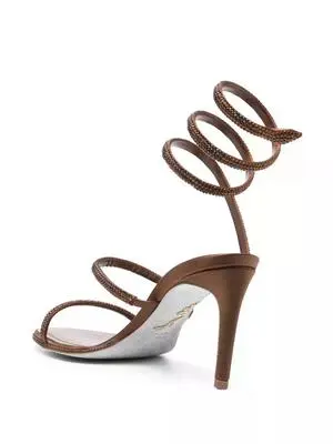 Rene Caovilla René Caovilla 100mm Cleo Sandals Brown