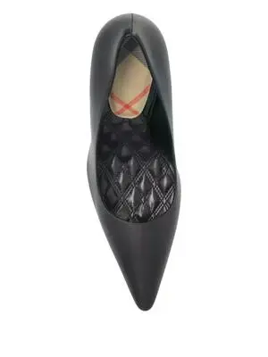 Burberry 100mm Leather Pumps