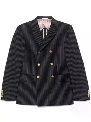 Thom Browne Pinstripe Hight Twist Wool Sportcoat