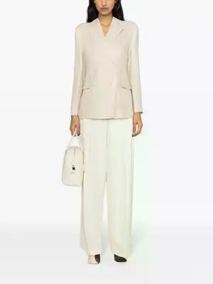 Max Mara Laura Double-breasted Linen Blazer
