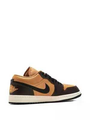 Nike Air Jordan 1 Low Leather Sneakers - Brown