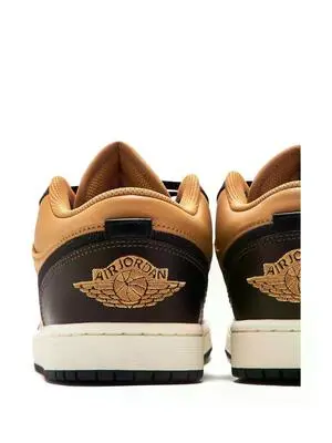 Nike Air Jordan 1 Low Leather Sneakers - Brown