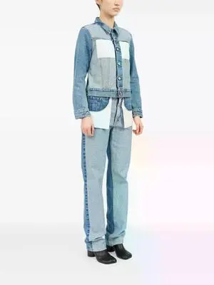 MAISON MARGIELA Two-tone Denim Jacket