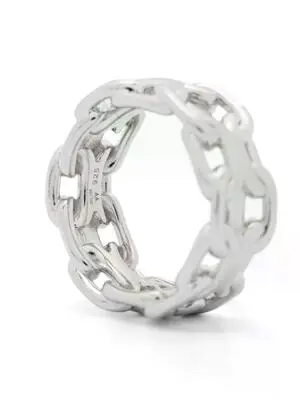 Tom Wood Tone Chain Link Ring