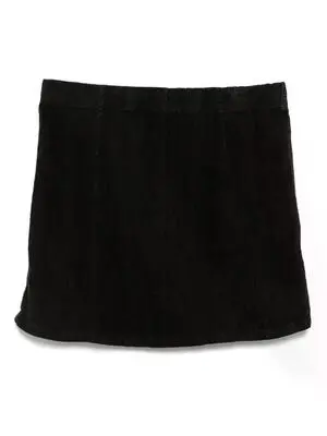 JAMES PERSE Linen Blend Utility Skirt - Black