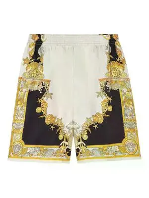 Versace Coral Theatre Shorts - White