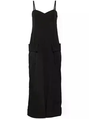 Yohji Yamamoto Sleeveless Wool Dungarees